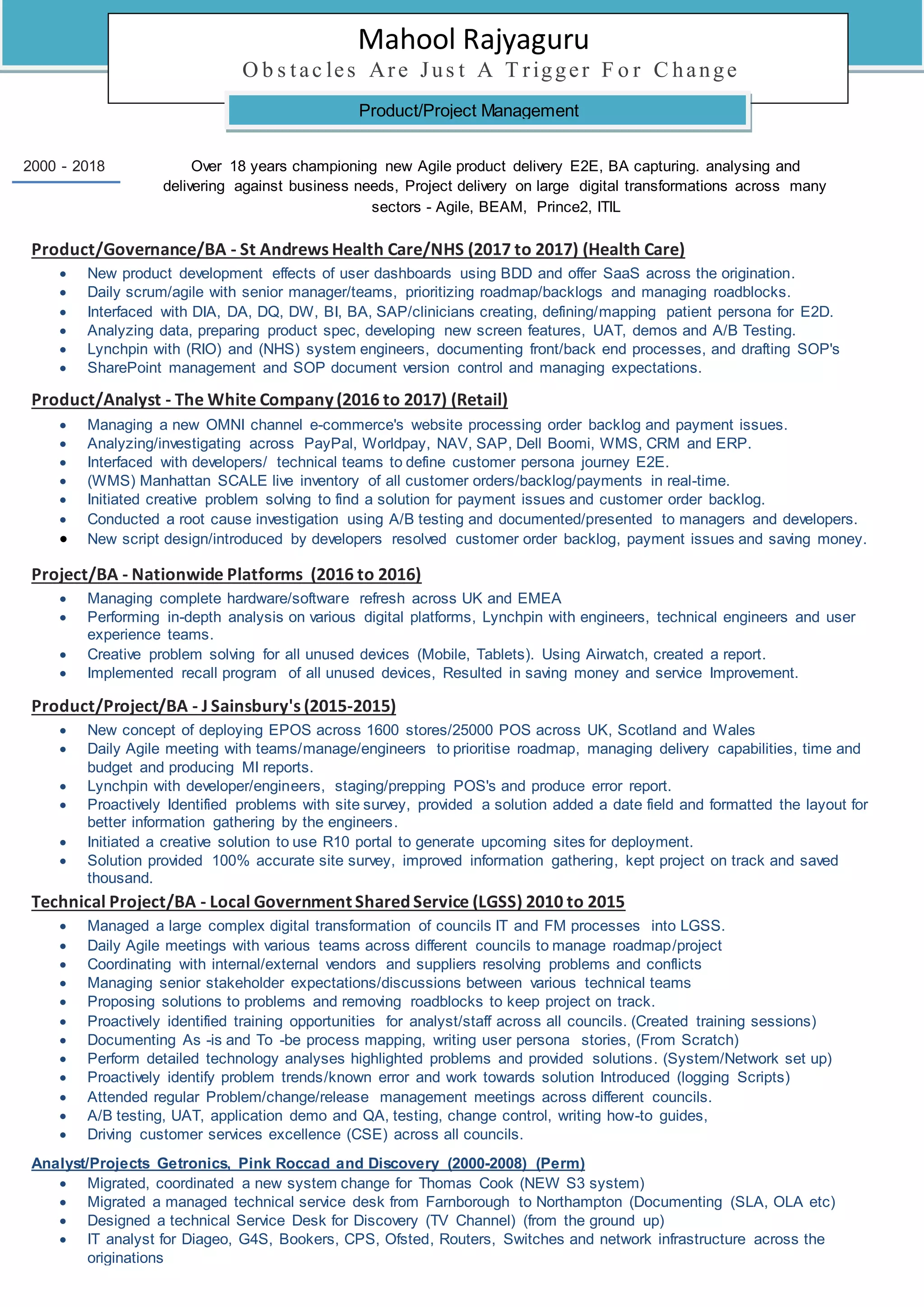 Mahool rajyaguru innovation manager | DOCX | Computer Software and ...