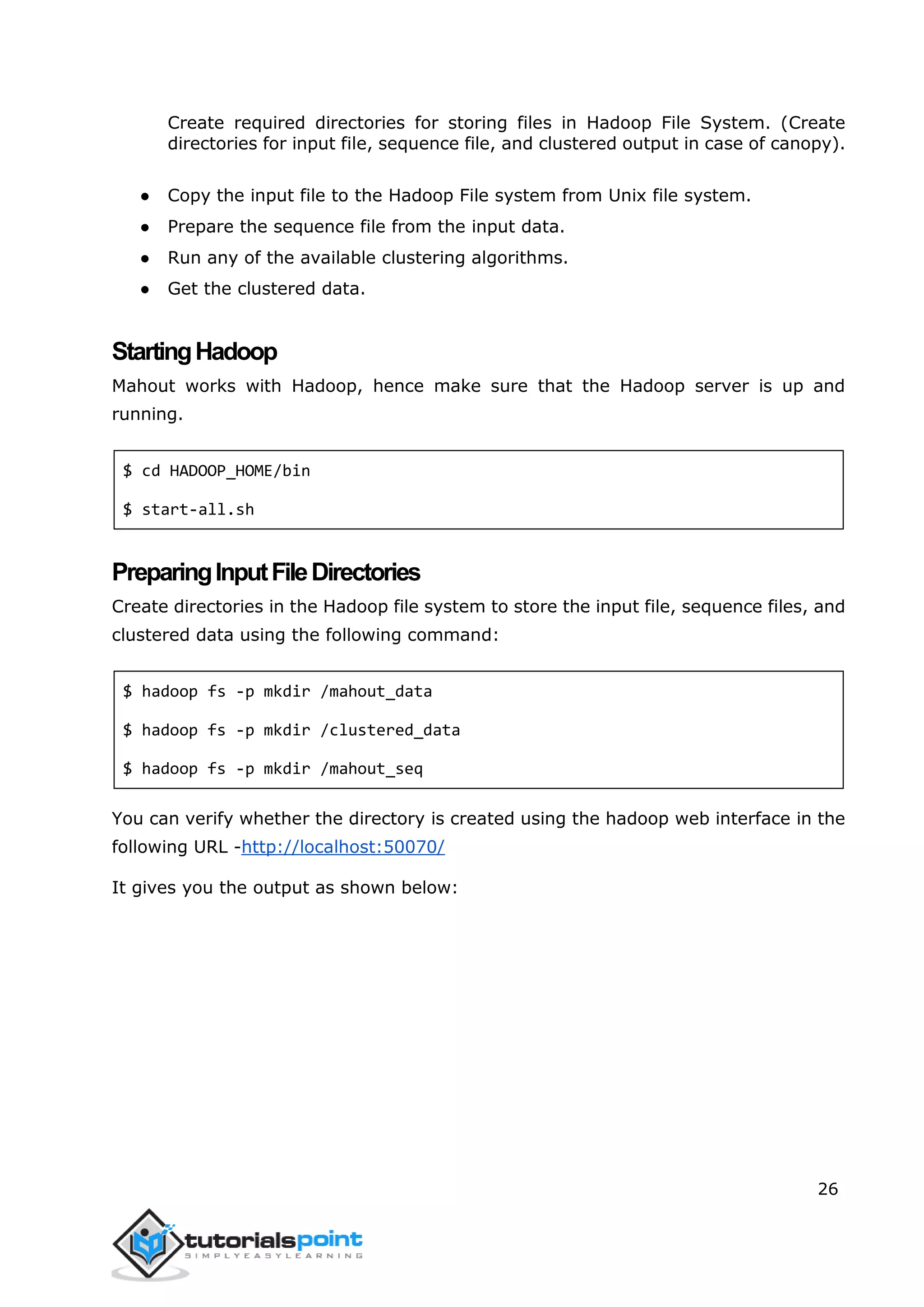 Mahout tutorial | PDF