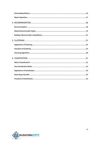 Mahout tutorial | PDF