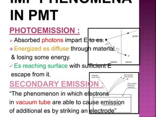 photomultiplier tube and photodiode | PPT