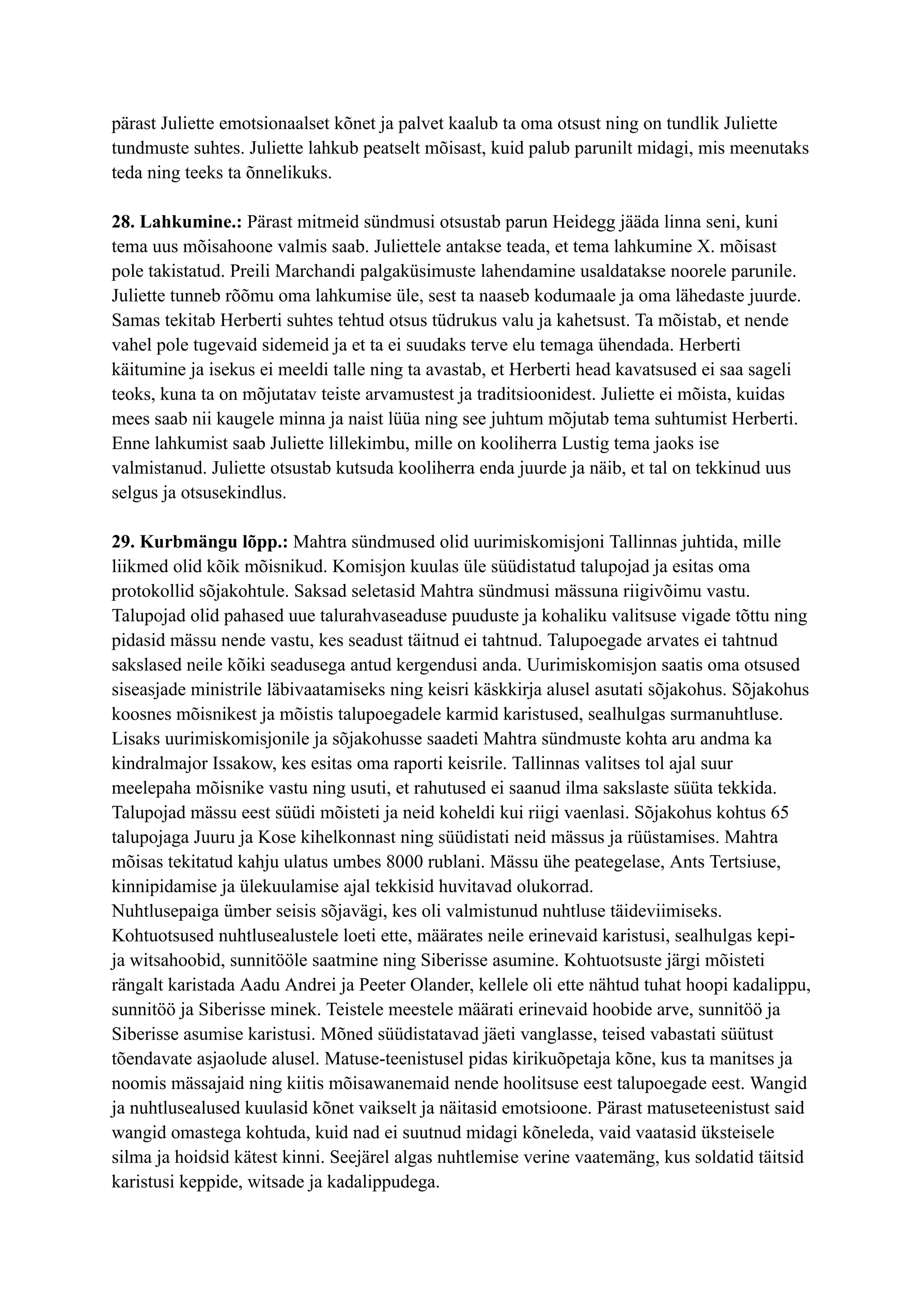 Mahtra sõda kokkuvote | PDF