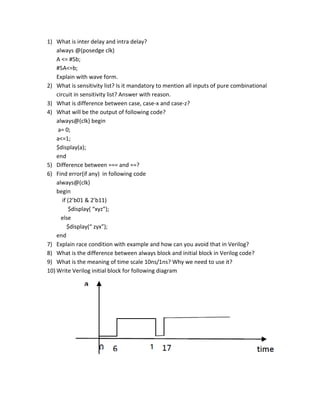 verilog interview | PDF
