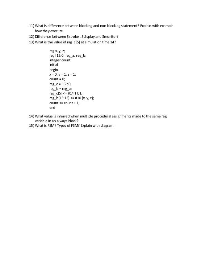 Verilog Interview