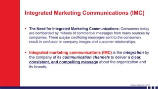 IMC Plan for principles of marketing course | PPT