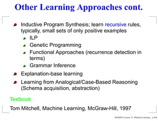 MAI0203 Lecture 13: Machine Learning | PDF | Artificial Intelligence ...