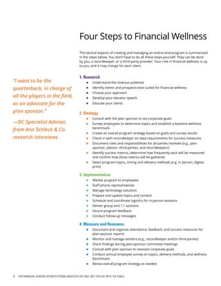 Financial Wellness: A How-To Guide | PDF