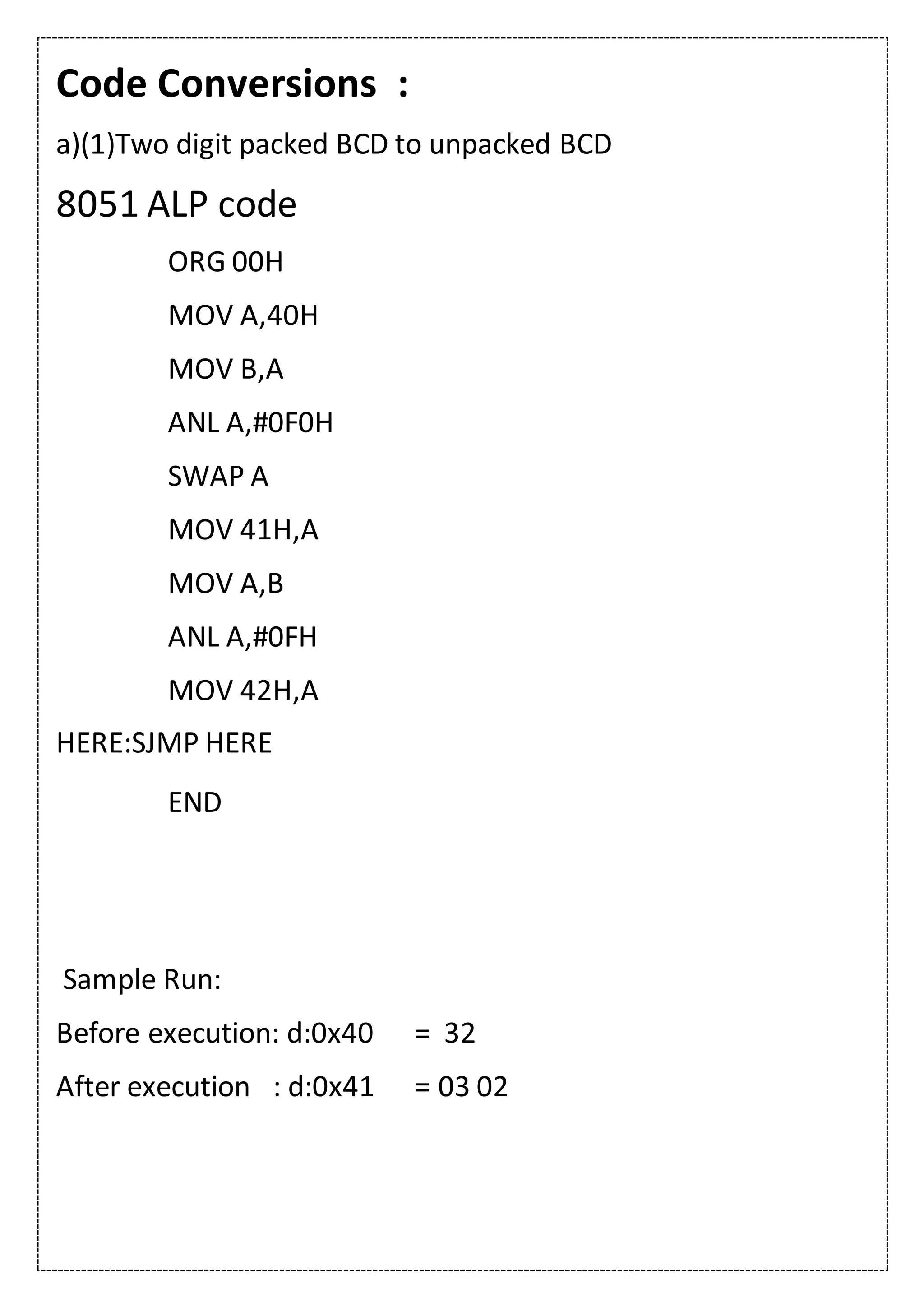 Maicrocontroller lab basic experiments | DOCX | Programming Languages | Computing