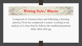 The Silken Tent By Robert Frost | PPTX | Weather | Science