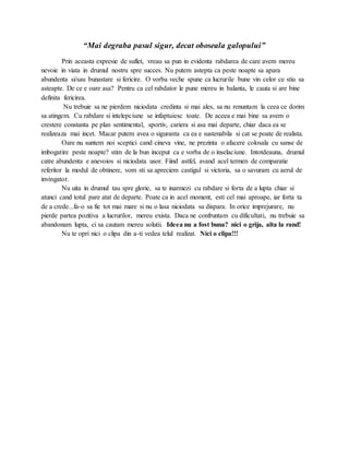 Mai degraba pasul sigur | PDF