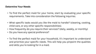 Maid It Easy — How to Find and Hire the Perfect Maid for Your Home.pptx