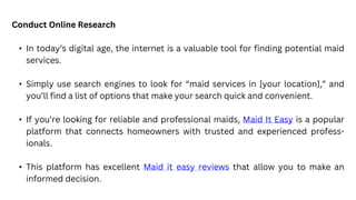 Maid It Easy — How to Find and Hire the Perfect Maid for Your Home.pptx