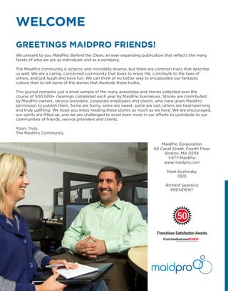 MaidPro Behind The Clean | PDF