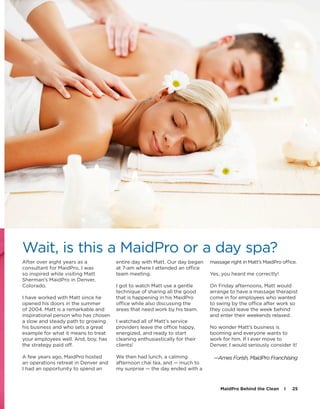 MaidPro Behind The Clean | PDF