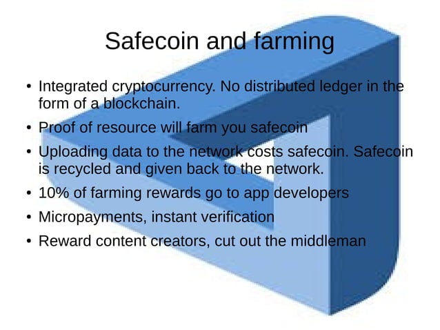 MAIDSAFE Installer DEMO Project SAFE London | PPT