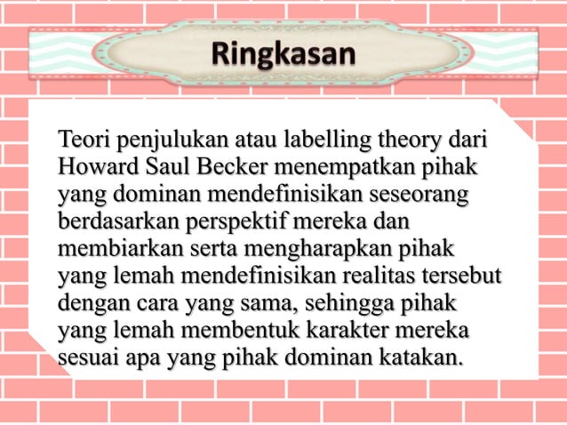 Maifa lionora labelling theory | PPT