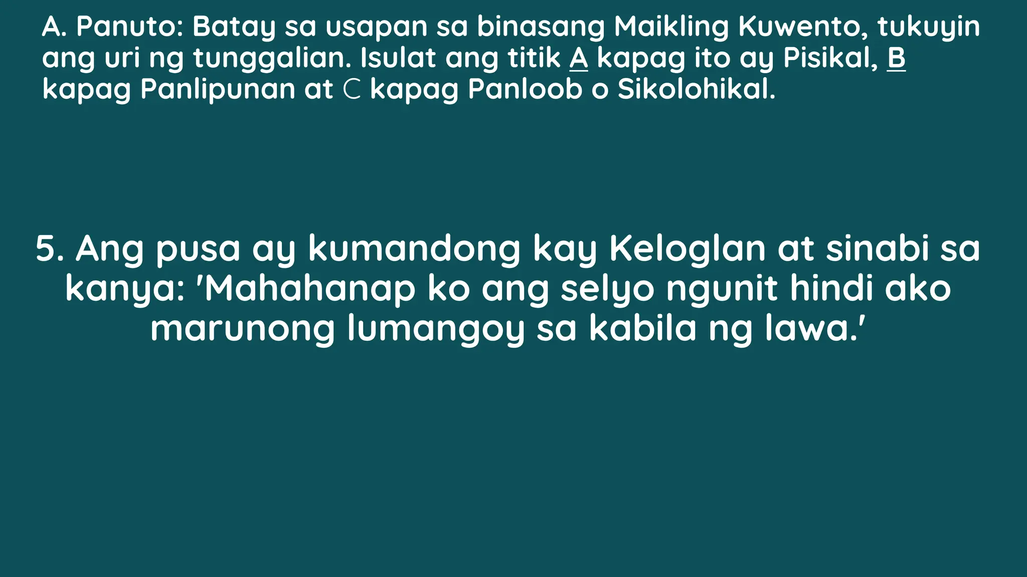FILI[PINO 9 MAIKLING KWENTO - SI KELOGLAN AT ANG MAKAPANGYARIHANG SELYO ...