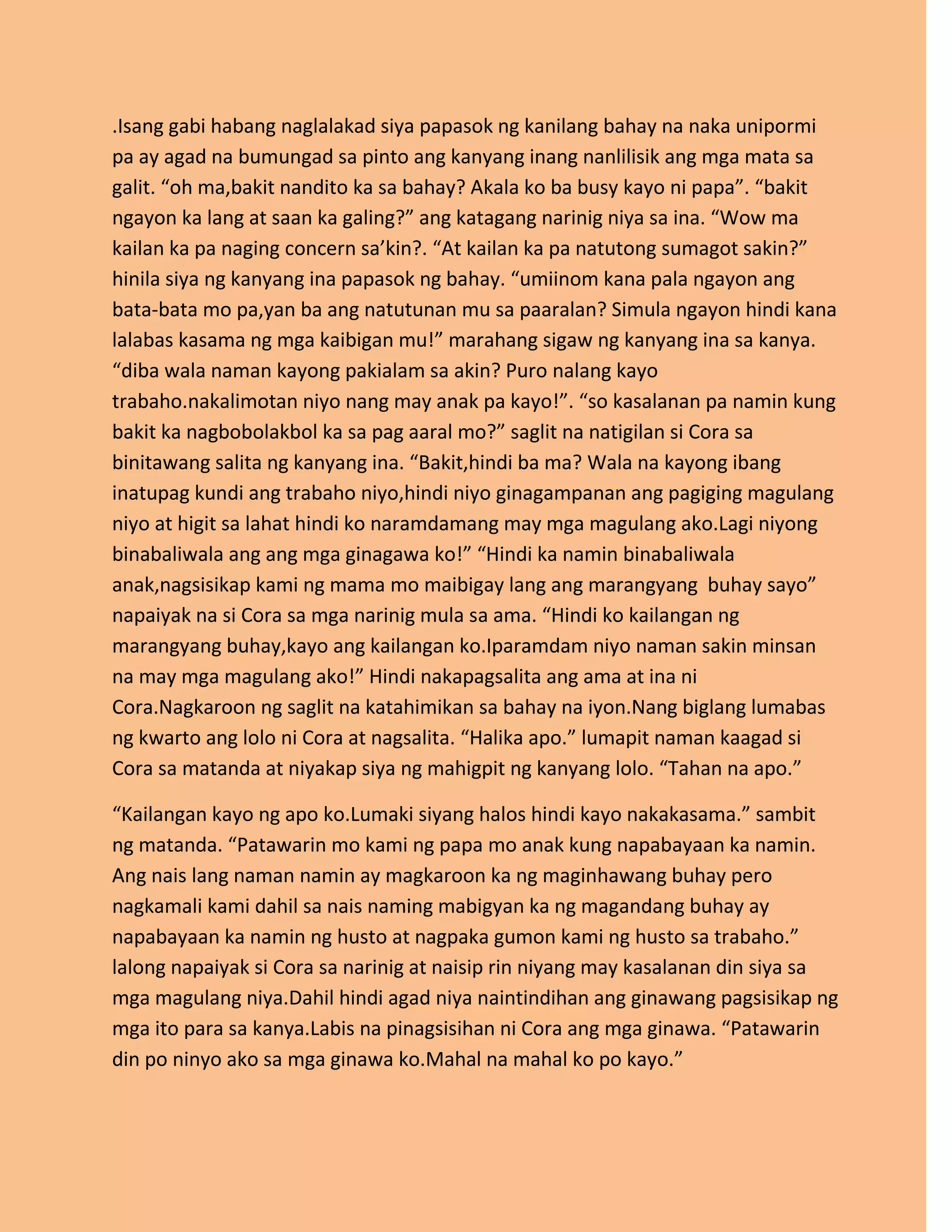 Nasa Huli ang Pagsisisi | PDF