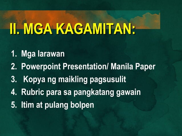 Maikling banghay aralin | PPT