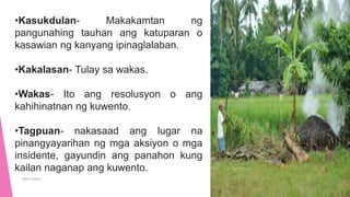 Maikling kwento | PPT