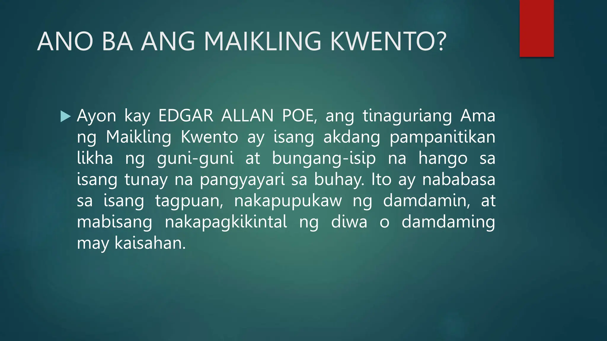 MAIKLING KWENTO.pptx Ang Alaga ni Kibuka | PPTX
