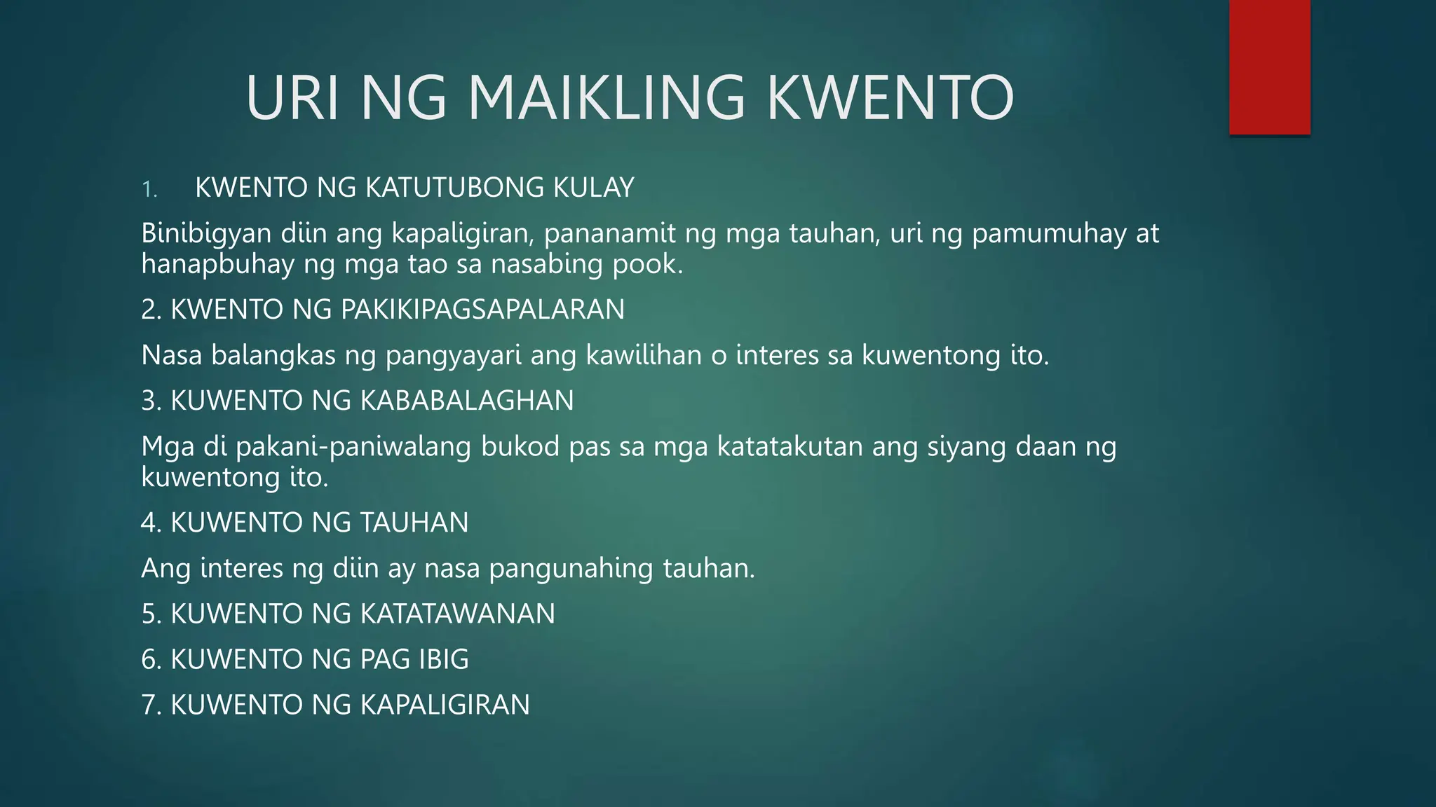 MAIKLING KWENTO.pptx Ang Alaga ni Kibuka | PPTX