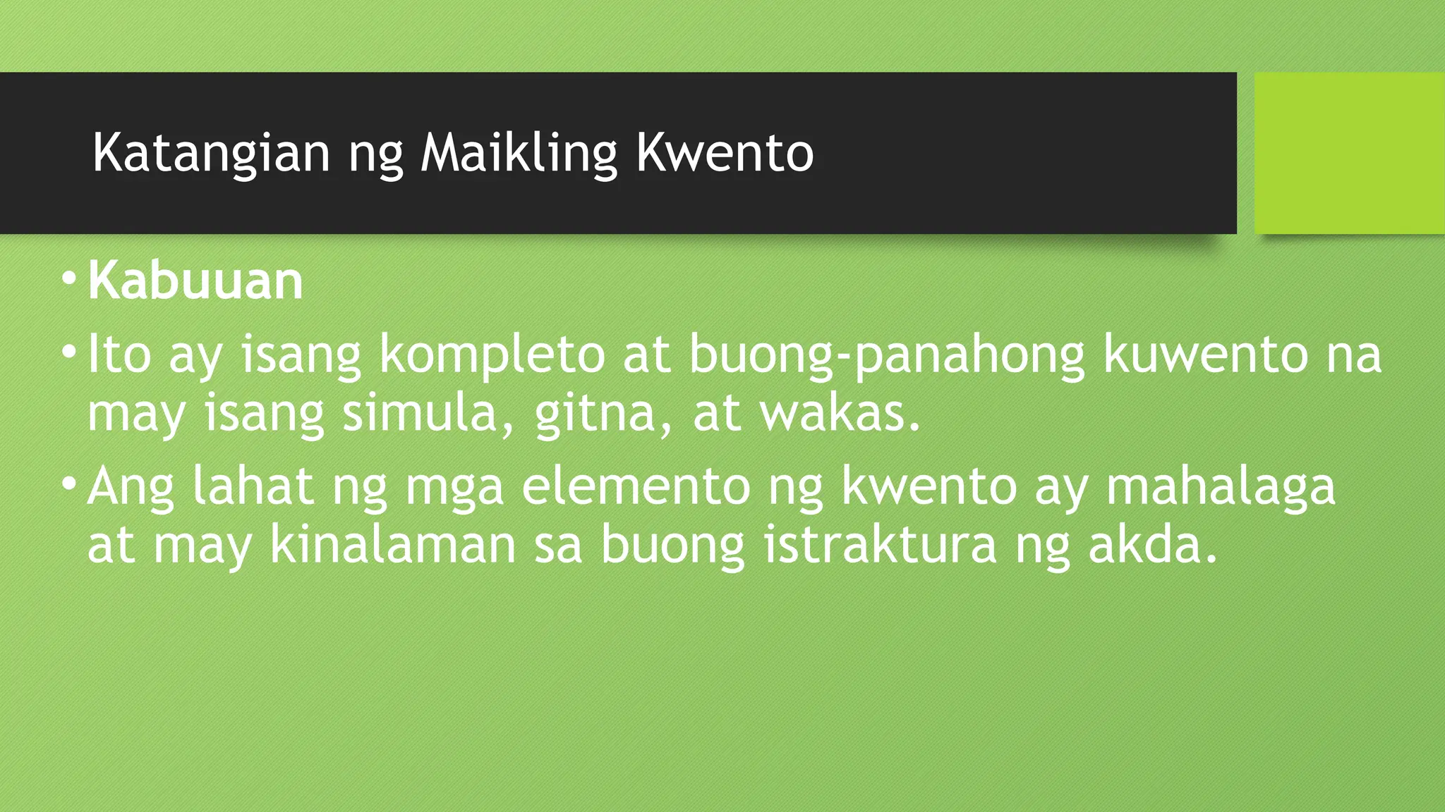 Pagkakaiba ng Maikling Kwento sa Nobela.pptx