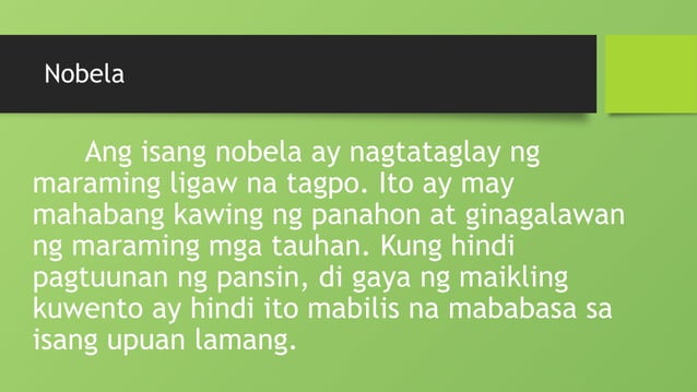 Pagkakaiba ng Maikling Kwento sa Nobela.pptx