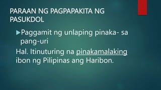 MAIKLING KWENTO ANG REGALO NG TAONG IBON | PPTX