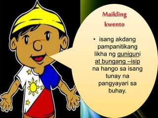 Maikling kwento fil | PPTX