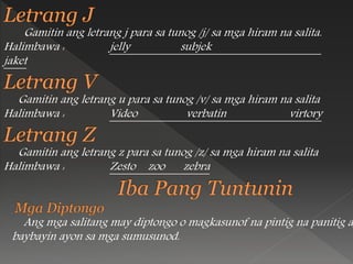 Maikling salaysay ng alfabetong filipino | PPTX
