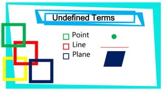 Undefined Terms in Geometry | PPTX