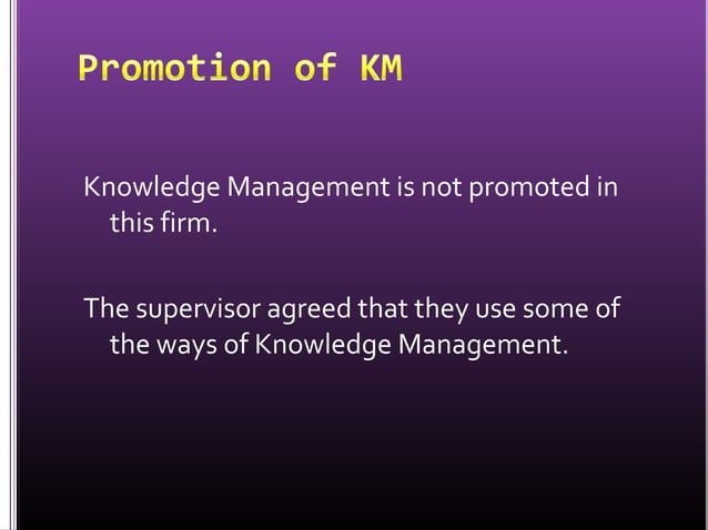 Knowledge Management | PPT