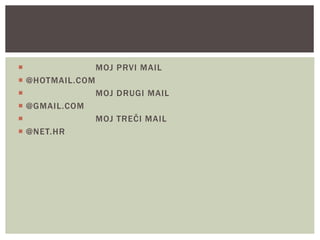 Mail ovi | PPTX