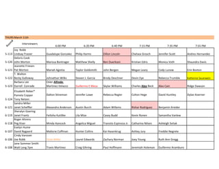 2010 SEP Schedule | PPT