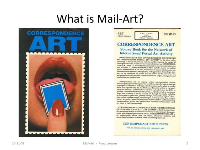 Mail Art Lezing 2008 V1 7 English | PPT