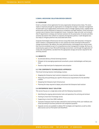Solution Architecture for Mailbox Archiving 5,000 Seat Environment | PDF