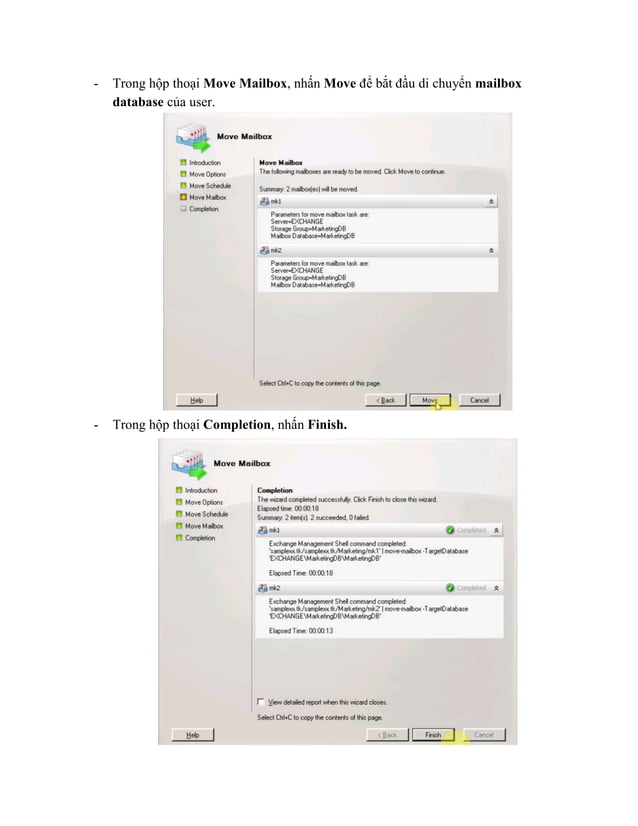 Mailbox database & public folder | PDF