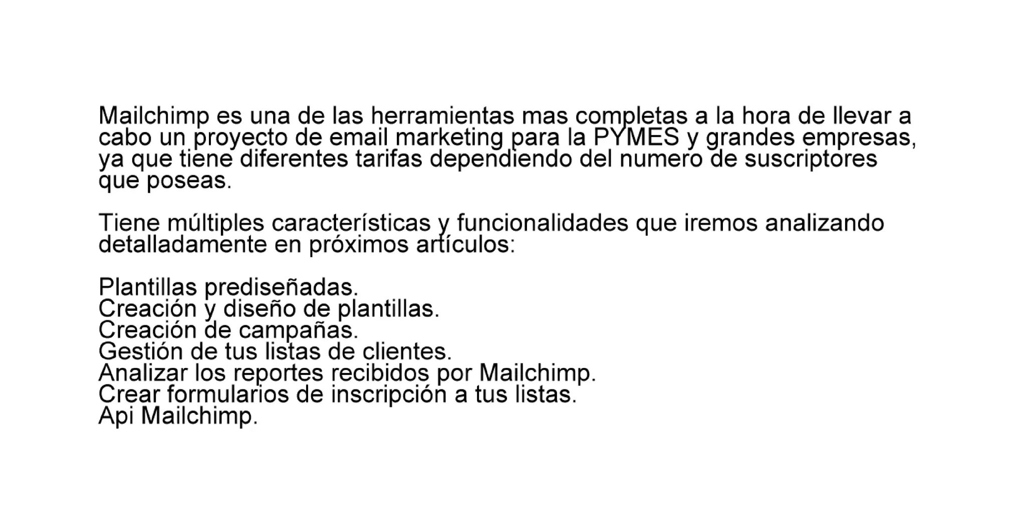 MailChimp_Capturas | PDF