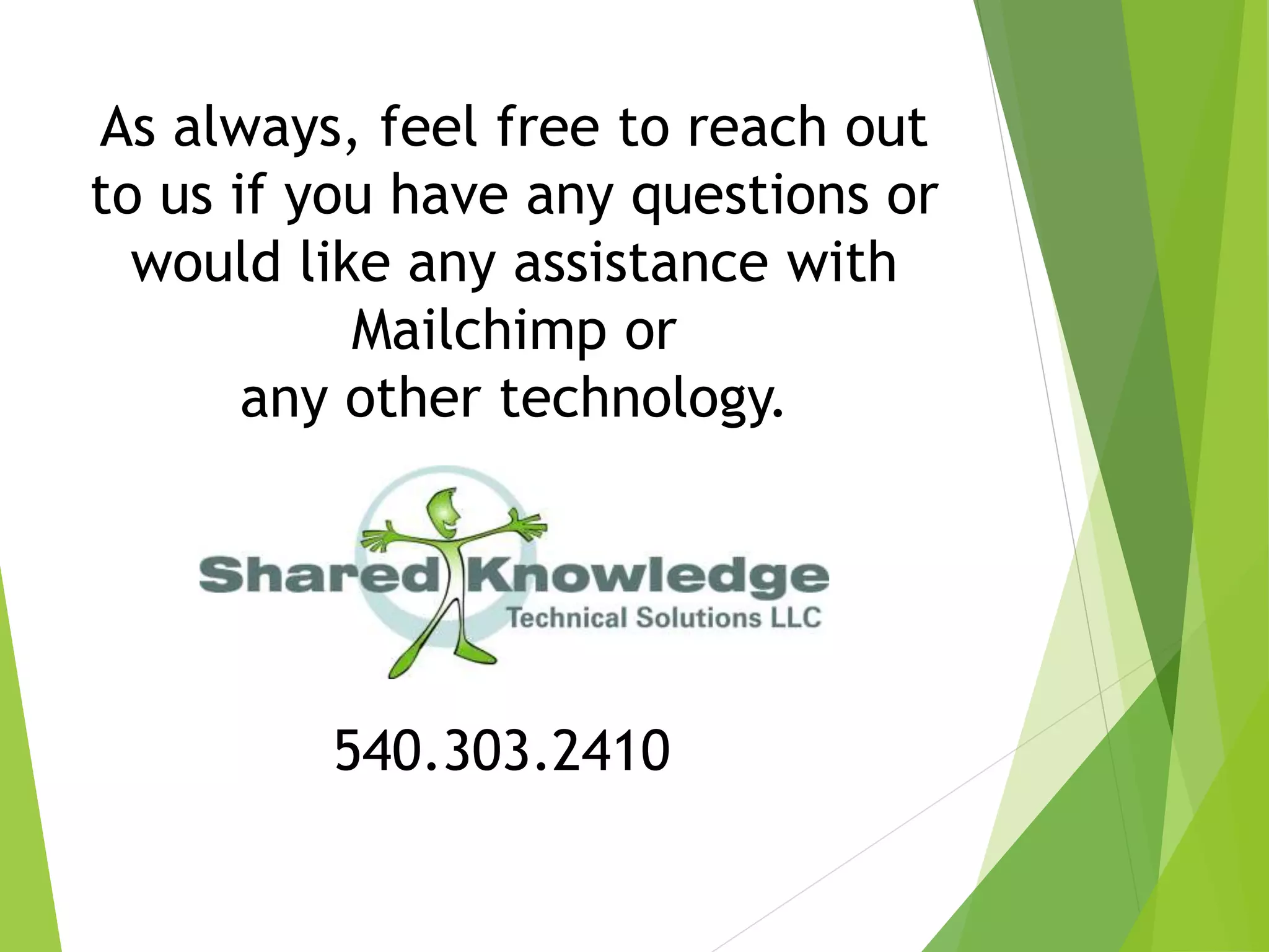 Mailchimp Introduction | PPTX