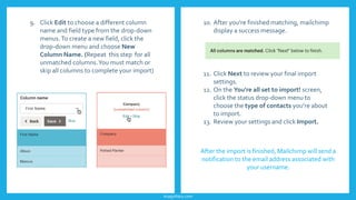 Mailchimp 101 : Newsletter | PPT