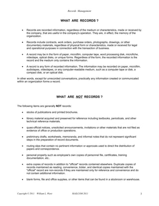 Mailcom 2011 Records & Information Handout | DOC