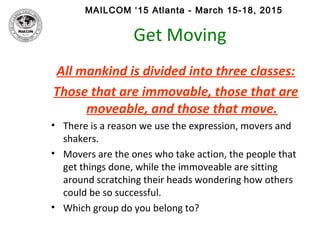 MailCom 2015 Twenty Ways To Manage Like Ben Franklin | PPT