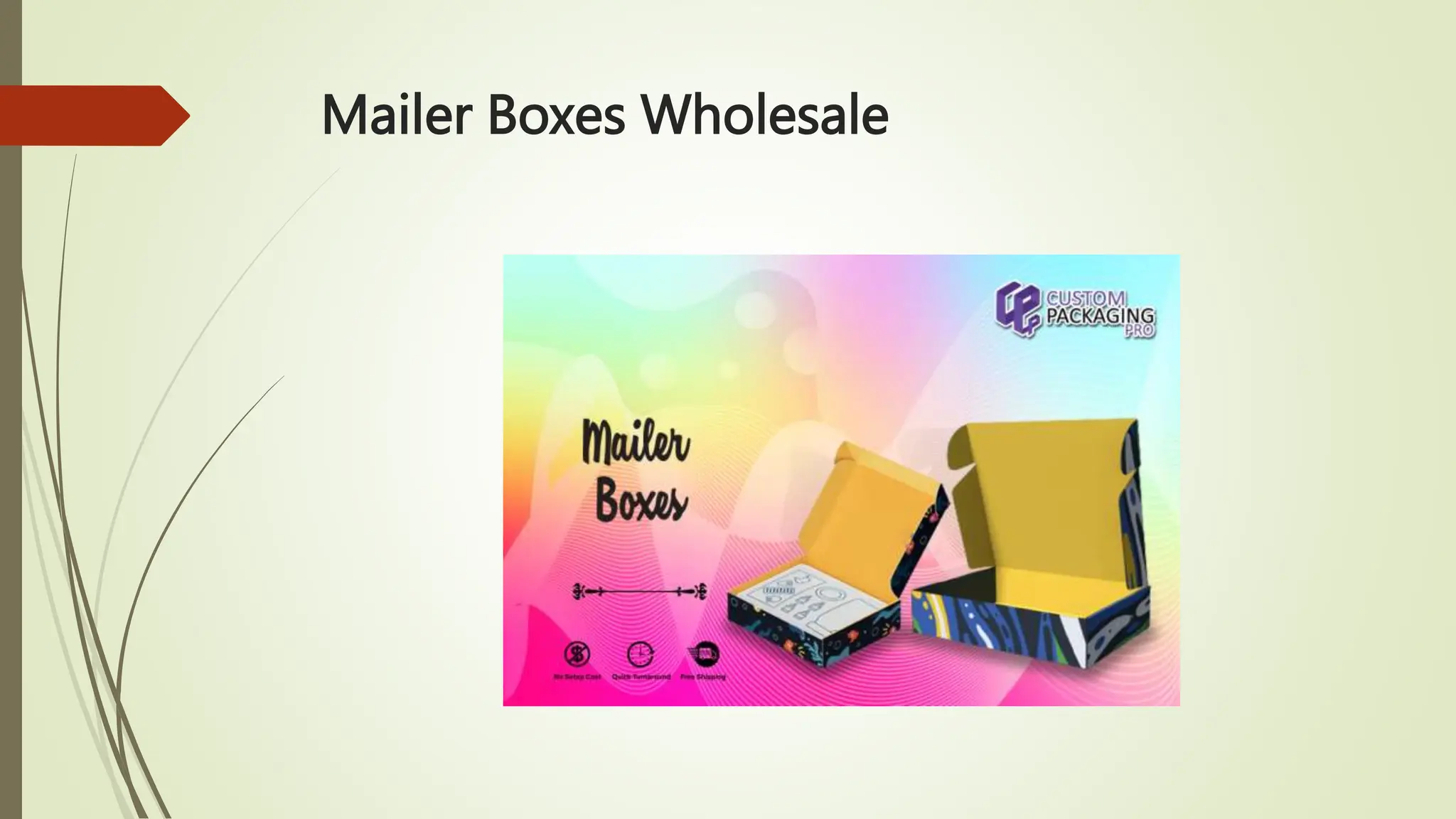 Mailer Packaging Boxes | PPTX