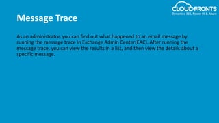Mail flow in Exchange Online | PPTX