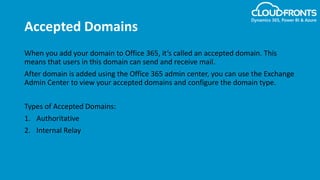 Mail flow in Exchange Online | PPTX
