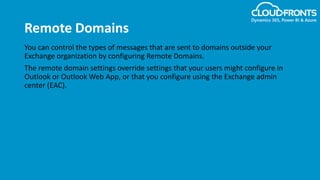 Mail flow in Exchange Online | PPTX