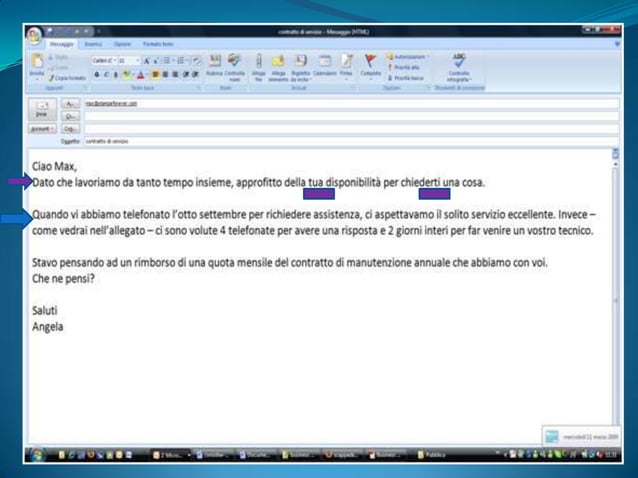 Scrivere una e-mail formale