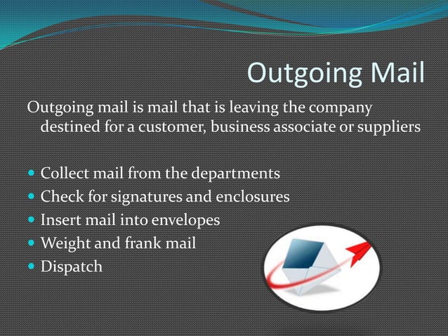 Mail handling aedan | PPT