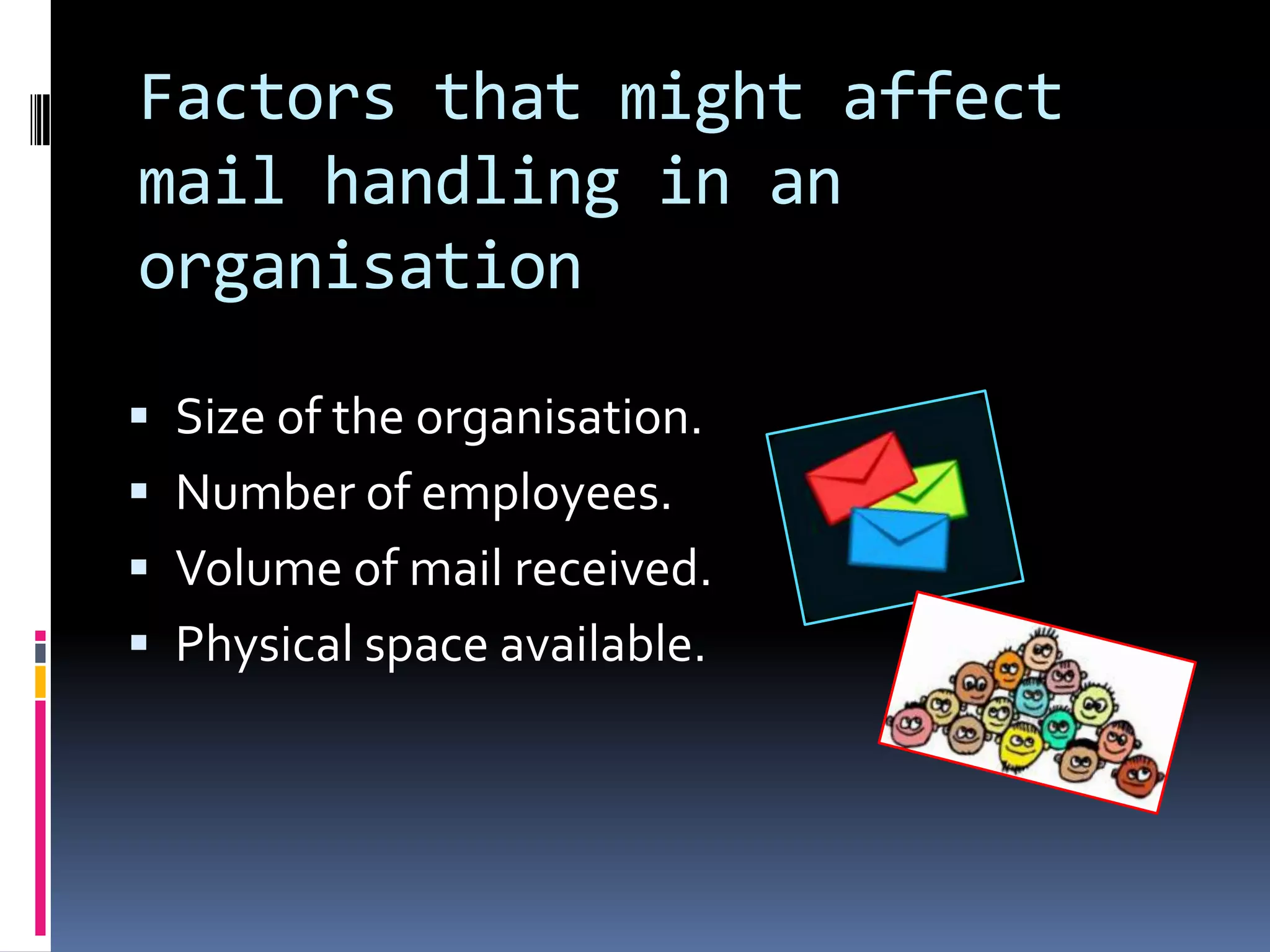 Mail handling powerpoint elizabeth | PPTX