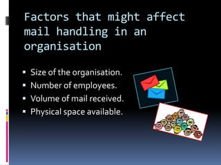 Mail handling powerpoint elizabeth | PPTX
